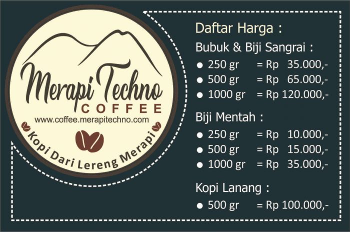 Merapi Techno Coffee | Kopi Dari Lereng Gunung Merapi